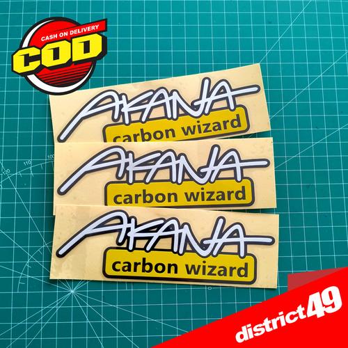 Jual Sticker Cutting Akana Carbon Wizard Stiker Racing Stiker Motor ...