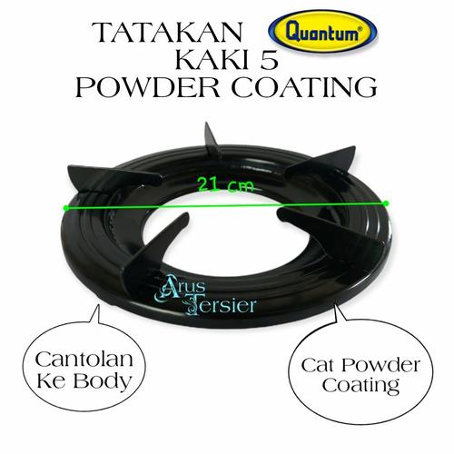 Jual Tatakan Quantum Kaki 5 Powder Coating Nampan Tungku Dudukan Kompor ...