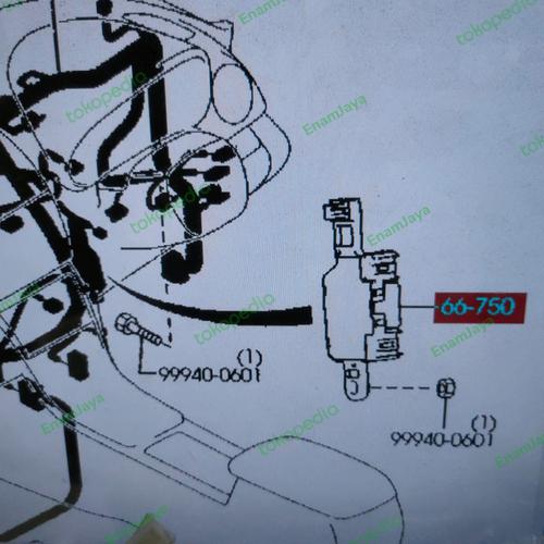 Jual Mazda Genuine Parts Relay Keyless Mazda 6 GH GS1D66750 - Jakarta ...