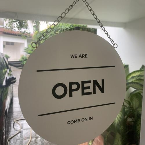 Promo Tulisan OPEN CLOSED - Signage Cafe Restoran Toko BUKA TUTUP Sign ...
