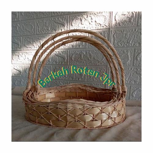 Jual KERANJANG PARCEL ROTAN SEPAKET ISI 3 MODEL OMBAK SILANG/KERANJANG ...