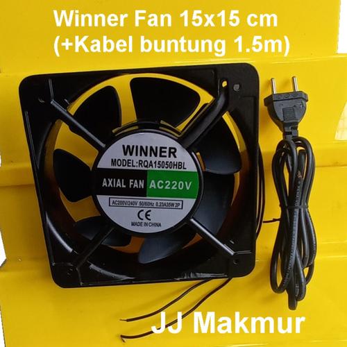 Jual Cooling Fan Winner Metal 15x15cm 220V AC Kipas Angin Besi Kotak ...