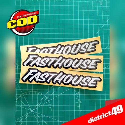 Jual Sticker Cutting Fasthouse Stiker Fasthouse Stiker Racing Stiker ...