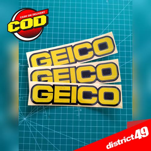 Jual Sticker Cutting Geico Stiker Geico Stiker Racing Stiker motor helm ...