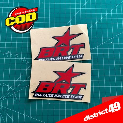 Jual Sticker Cutting BRT Stiker BRT Stiker Racing Stiker motor helm ...