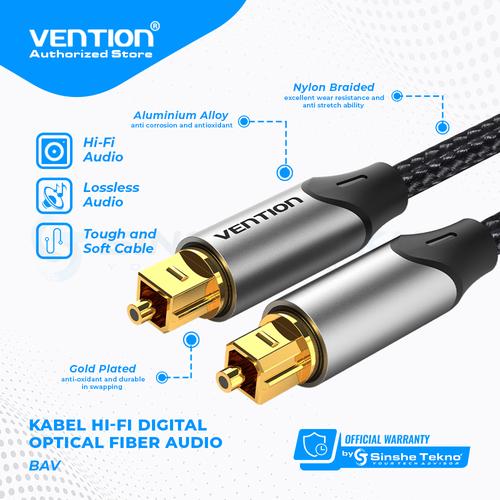Jual Vention Kabel Toslink Digital Audio Optical Fiber Optik - BAV, 10 ...