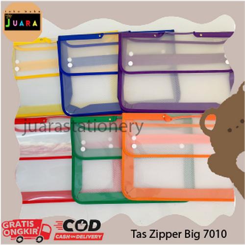 Jual Tas Zipper Big 7010 / Tas Sekolah / Tas Les Anak / Map Dokumen ...