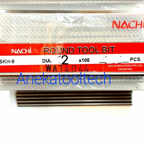 Jual AS BULAT/round bit 2mm NACHI SKH-9/ROUND BITS ( 2X100mm) Original ...