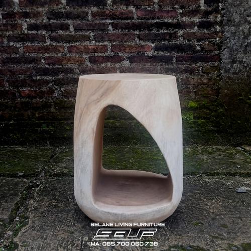 Jual stool kayu suar / kayu trembesi minimalis - Kab. Jepara - Selawe ...