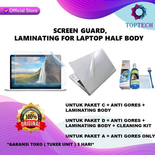 Jual SCREEN GUARD & LAMINATING FOR LAPTOP HALF BODY - Jakarta Utara ...