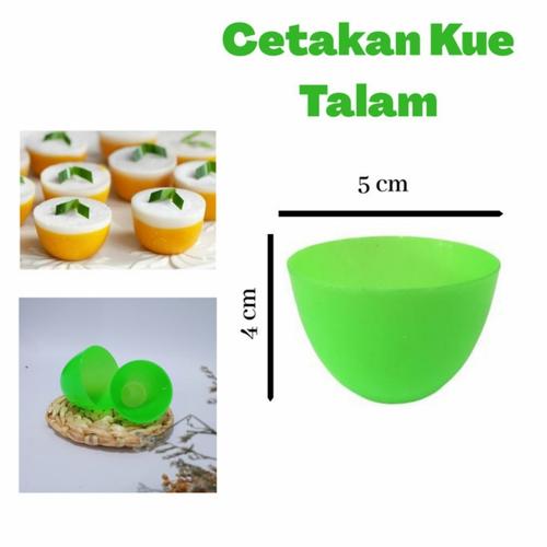 Jual CETAKAN KUE TALAM PLASTIK/CETAKAN KUE MANGKOK PUDING AGAR-AGAR ...