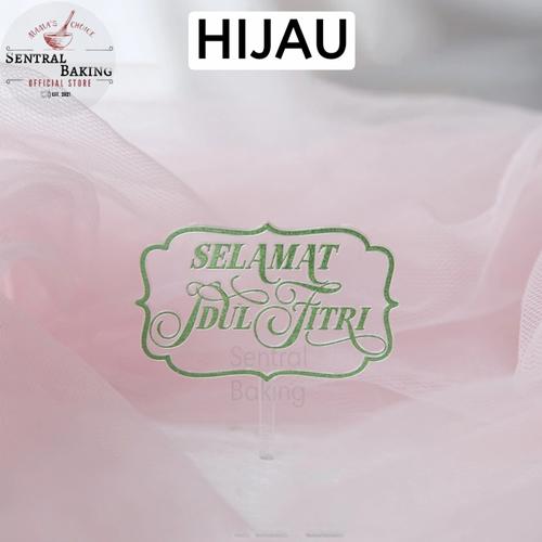 Jual Topper Cake Mini Selamat Idul Fitri (TB24) / Toppers Lebaran Idul ...