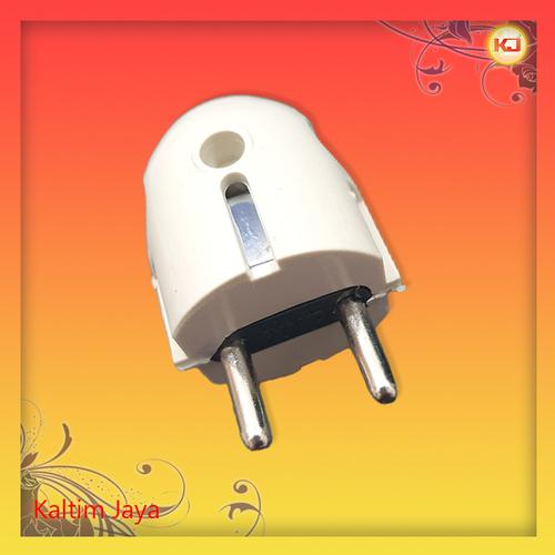 Jual Steker Arde / Plug / Colokan Listrik Putih Bulat - Kota Balikpapan ...
