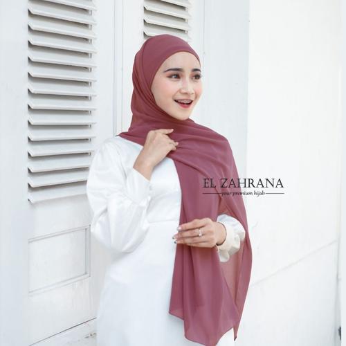 Promo ELZAHRANA HIJAB Terbaru - Pashmina Inner Ceruty Babydoll ...