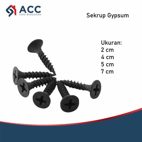 Jual Skrup Gypsum Sekrup Paku Gypsum 2 cm 4 cm 5 cm 7 cm - 2cm - Kota ...