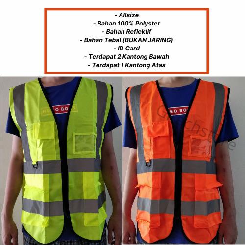 Jual ROMPI SAFETY KANTONG DEPAN SCOTLIGHT ORANGE YELLOW PROYEK ORENS ...