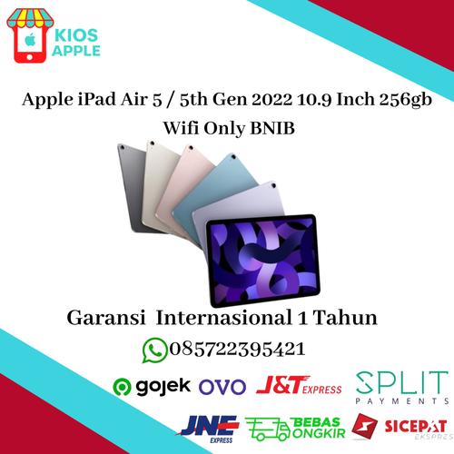 Promo Apple iPad Air 5 / 5th Gen 2022 10.9 Inch 256gb Wifi Only BNIB - Jakarta Utara ...