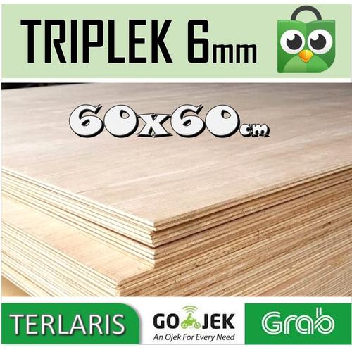 Jual Multiplek 6mm 60x60 cm | TRIPLEK 6 mm 60x60cm | Plywood Grade A ...