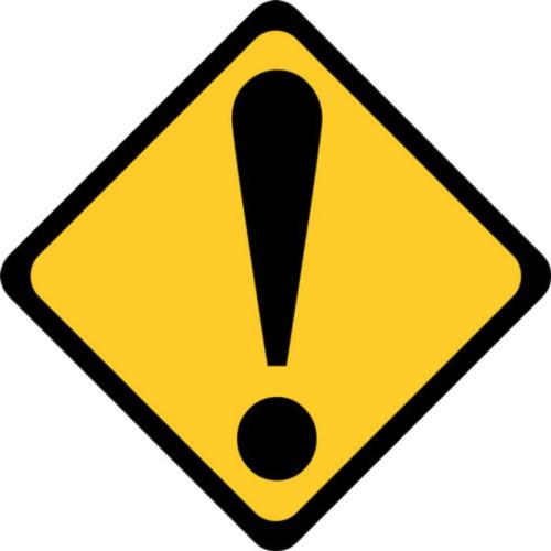 Jual Rambu Perhatian Tanda Seru 60x60 Plat Alumunium - Kota Depok ...