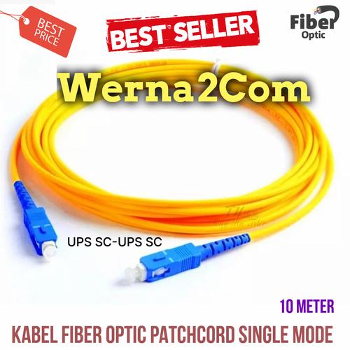 Jual Kabel FO Fiber Optic Internal SC-SC For Ethernet Indihome 10 Meter ...