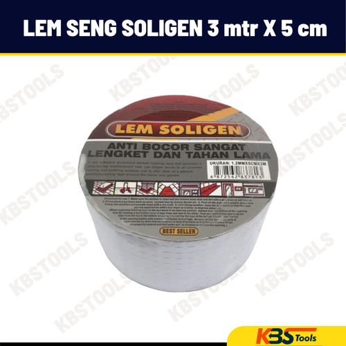 Jual Lem Talang SOLIGEN - Lem Tambal Seng - Lakban Anti Bocor Atap ...