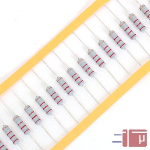 Jual Resistor 2K2 2.2K Ohm 2W Metal Oxide Original Kaki Tembaga - Kab ...