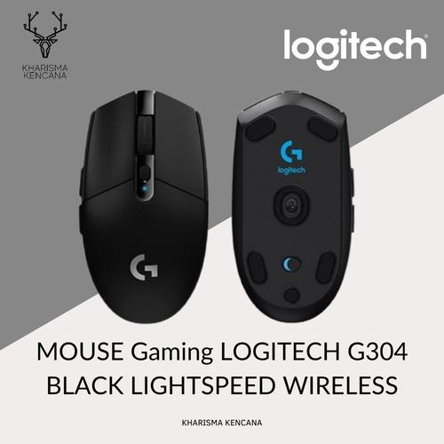 Jual MOUSE Gaming LOGITECH G304 BLACK LIGHTSPEED WIRELESS - Kota Malang ...