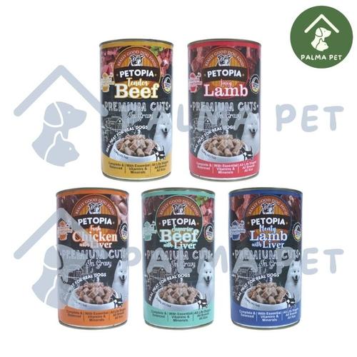 Jual Petopia Premium Cuts All Life Stages Dog Wet Food Kaleng 1240 Gram ...