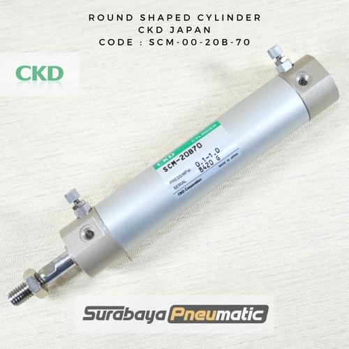 Jual CKD Japan - Round Shaped Cylinder - SCM-00-20B-70 - Pneumatic ...