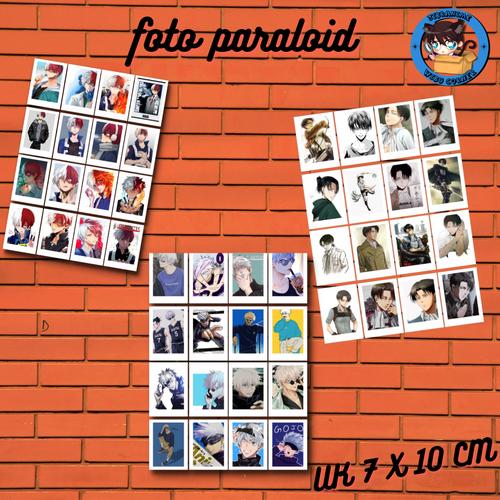 Jual poster anime / foto polaroid anime/GOJOU/LEVI/TODOROKI - todoroki ...
