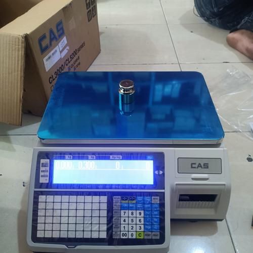Jual TIMBANGAN LABEL PRINTING SWALAYAN PRINT LABEL STIKER CAS CL-5200B ...