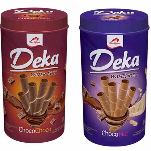 Jual Deka Wafer Roll Choco Choco / Choco Nut Kaleng 360 gram - Choco ...