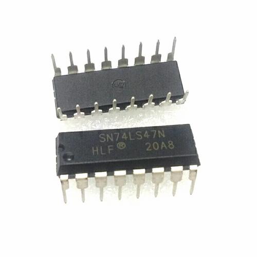 Jual IC 74LS47 SN74LS47N TTL Dip 16pin BCD To 7 Segment Decoder - Kota ...