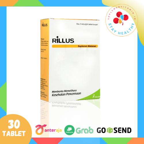 Jual Rillus Rilus 30 Tablet Kunyah Probiotik dan Prebiotik - 30 Tablet ...