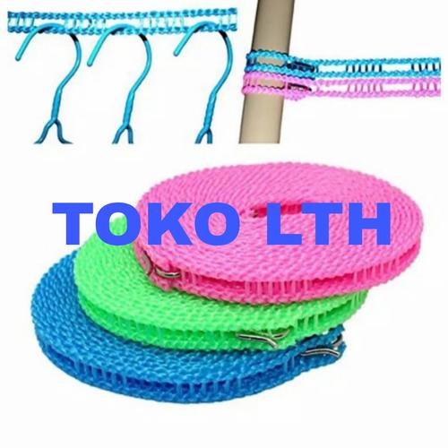 Jual TALI JEMURAN BAJU 5 METER GANTUNGAN JEMUR PAKAIAN / TAMBANG ...