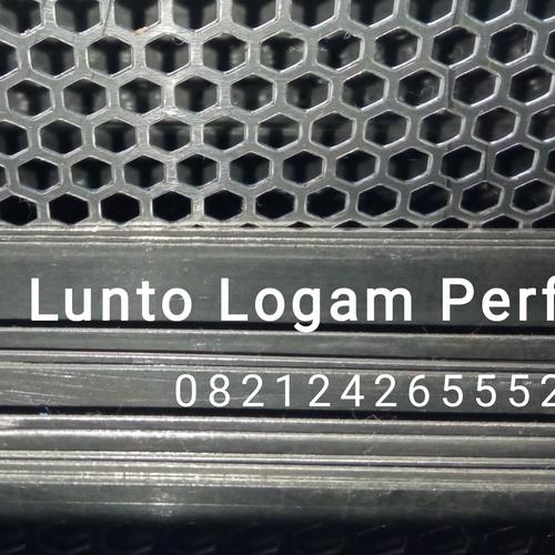 Jual Plat Lubang HEXAGONAL Besi 0.8 mm 100 x 200 cm Lubang 6 Mm ...