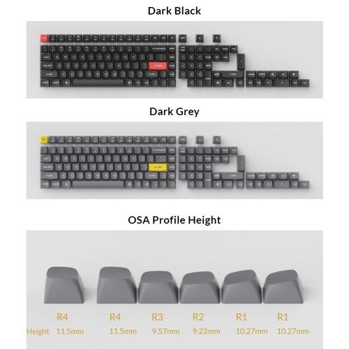 Jual Keychron Double Shot PBT Full Keycap Set with OSA Profile - Dark ...