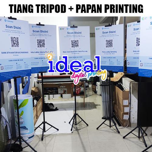 Jual Tripod Stand Banner PEDULI LINDUNGI / Tiang Iklan peduli Lindungi ...
