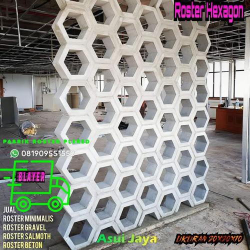 Jual roster hexagon / loster hexagon / loster segi enam / roster segi ...