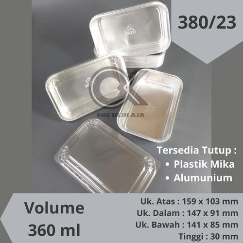 Jual Alumunium Foil Cup OX 360+Tutup 380/23 (Garuda) Premium Mentai ...
