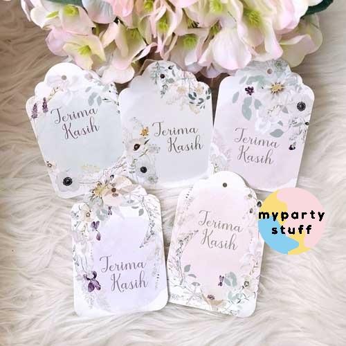 Jual Hang Tag Hangtag Thank You Thanks Kartu Ucapan Terima Kasih ...