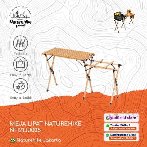 Promo MEJA LIPAT KAYU CAMPING PORTABLE PIKNIK / CAMPING NATUREHIKE ...