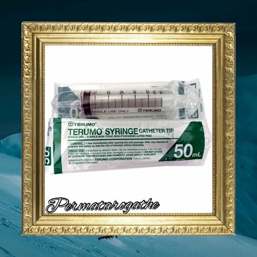 Jual Syringe 50cc Terumo Lubang Tengah / Spuit 50cc Terumo Catheter Tip ...