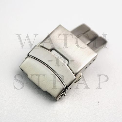 Jual Solid Stainless Steel Double Lock Diver Watch Buckle 18mm 20mm ...