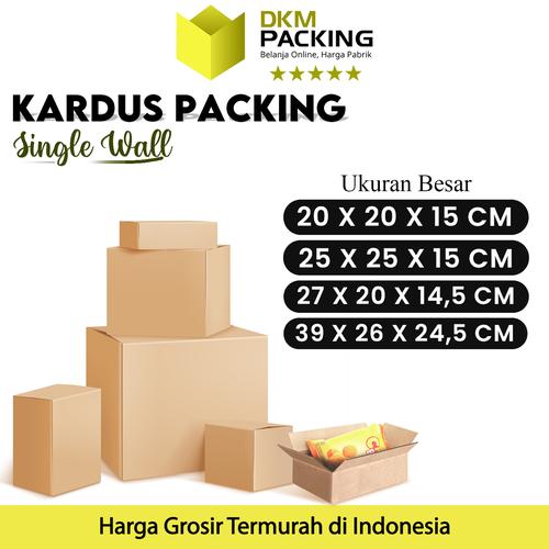 Jual KARDUS PACKING KARTON LARGE BOX KOTAK DUS BESAR RUSFET PACKAGING ...