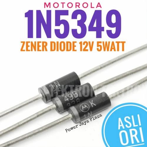 Jual Zener Diode ZD 12V 5Watt IN5349B 5W original merk Motorola - Kota ...