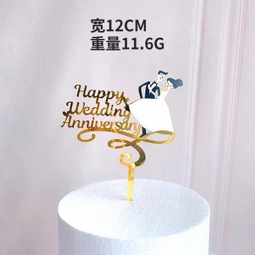 Jual Topper Anniversary/Topper Cake/Topper Wedding Anniversary ...