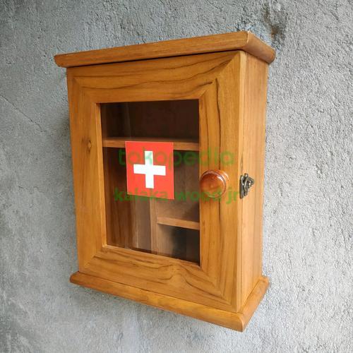 Jual kotak obat p3k | lemari obat kayu jati | box p3k - Kab. Sukoharjo ...