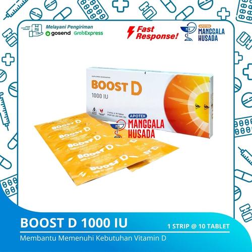 Jual BOOST D 1000 IU 1 STRIP @ 10 TAB - Kota Palembang - APOTEK ...