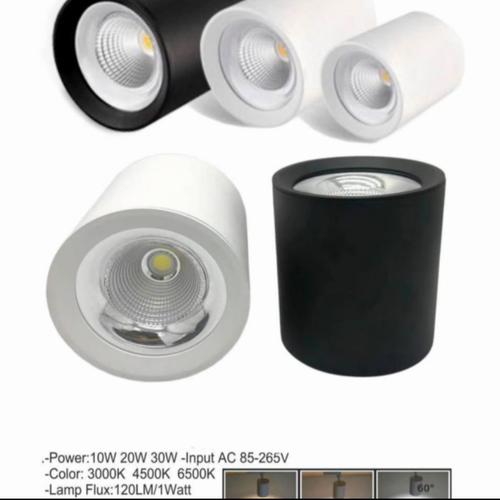 Jual DOWNLIGHT SPOTLIGHT OUTBOW BULAT LED 10 WATT COB DIJAMIN TERANG ...